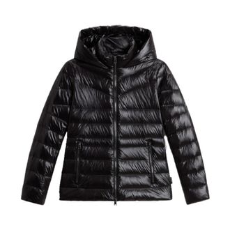 Woolrich Gesteppte Daunenjacke mit Kapuze - - Jackets - Damen - Schwarzk - XS