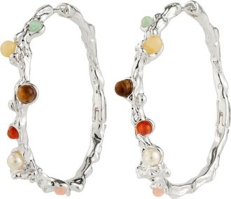 Pilgrim Iris - Versilberte Creolen-Bunt