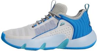 adidas Mixte Trae Unlimited Shoes Chaussures de Basket-Ball, Dash Grey/Metal Grey/Bright Blue, 44 2/3 EU