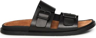 Camper Homme, Chaussures, Noir, Taille: 44 EU Buckle-strap Sandal