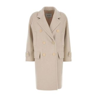 Max Mara Femme, Manteaux, Beige, Taille: 38 FR Manteaux Droits