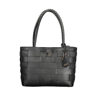 Guess Femme, Sacs, Noir, Taille: ONE Size Sac à main en polyéthylène noir pour femme