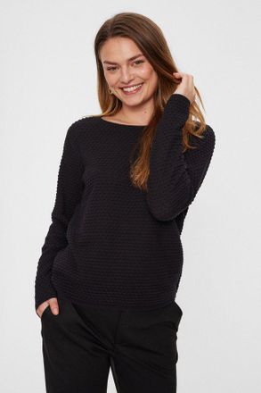 Freequent Strickpullover FQDODO-PU-DOTTIE mit Strick-Knoten-Details