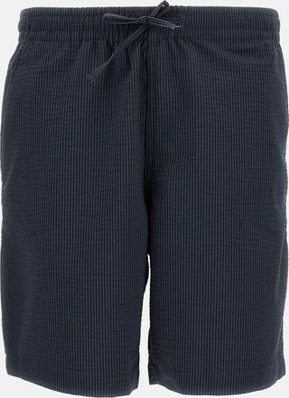 Lacoste Baumwoll-seersucker-shorts