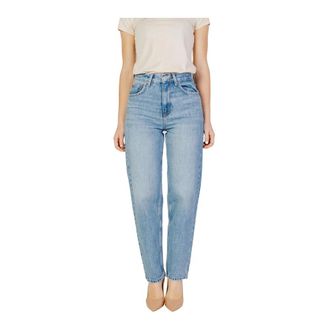 Only High Waisted Straight Leg Jeans - - Jeans - Damen - Blau - W28 L30