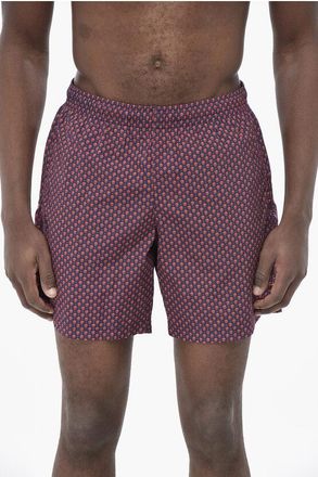 Alexander McQueen Boxer Swim Briefs with Dot Skull Print size M