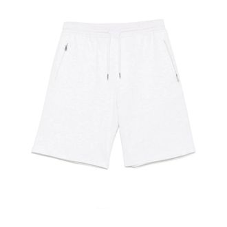 Brunello Cucinelli Shorts en Coton Beige &agrave; Cordon - Homme - Shorts - Beige - Taille: L