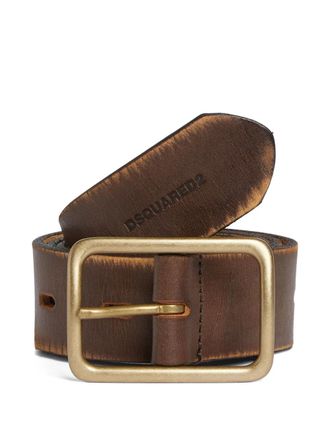 Dsquared2 G&uuml;rtel aus Leder - Braun