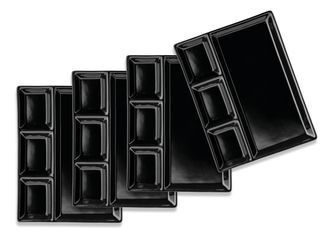 M&auml;ser Fondueteller, Porzellan