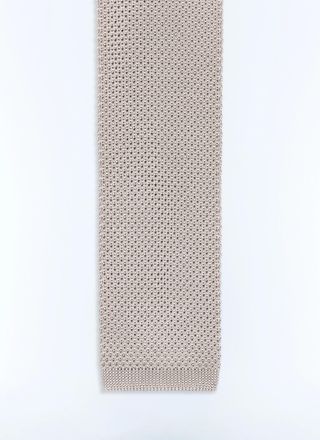 Fursac Cravate en tricot de soie - Taille Unique - Homme