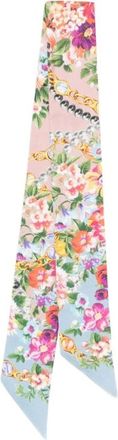 Dolce & Gabbana Femme, Accessoires, Multicolore, Taille: ONE Size Foulard en twill fleuri