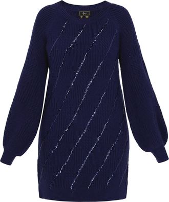 Faina Kleid Frauen Marine