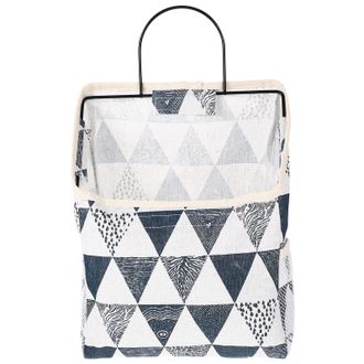 Artibetter Wandaufbewahrungstasche aus Canvas mit Metallrahmen Stilvoller Organizer f&uuml;r Schlafzimmer Wohnzimmer Studierzimmer Gro&szlig;er H&auml;ngebeutel zur Platzsparend