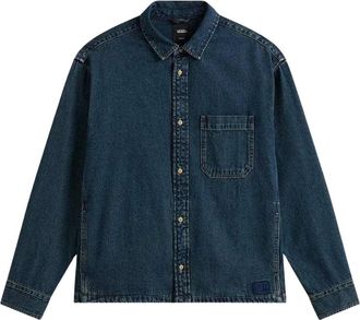 Vans Surchemise Martinez en Denim - Homme - Chemises - Bleu - Taille: S