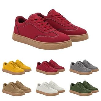 Generic Chaussures d&eacute;contract&eacute;es confortables &agrave; lacets pour femme - Chaussures de marche l&eacute;g&egrave;res - Baskets dext&eacute;rieur antid&eacute;rapantes avec semelle int&eacute;rieure e