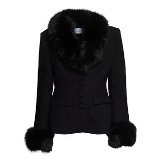 Self Portrait Damen, Jacken, Schwarzk, MGröße