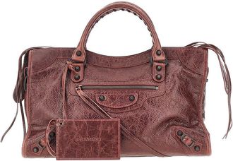 Balenciaga Arena leather medium Le City bag Woman One Size