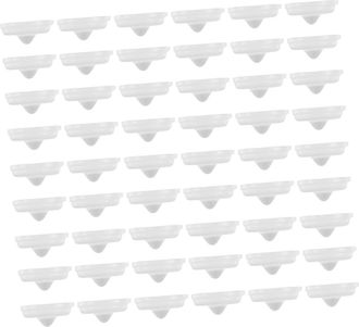 PartyKindom 100 Stück Selbstklebende Transparente Schutzpuffer Flexiblem Material Geräuschdämpfend Robust und rutschfest für Möbel Schranktüren und Toilettensitze