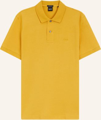 HUGO BOSS Piqu&eacute;-Poloshirt Pallas Regular Fit gelb