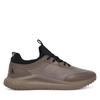 Calvin Klein Sneakers Calvin Klein Eva Runner Laceup Sock Mat Mix YM0YM01443 Braun