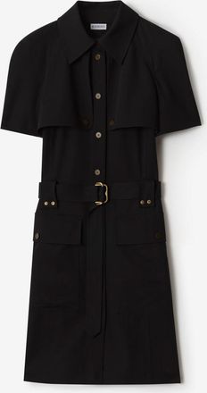 Burberry Trenchkleid aus Wolle, Size: 04