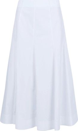 Liviana Conti Femme, Jupes, Blanc, Taille: 38 FR Anya Midi Skirt