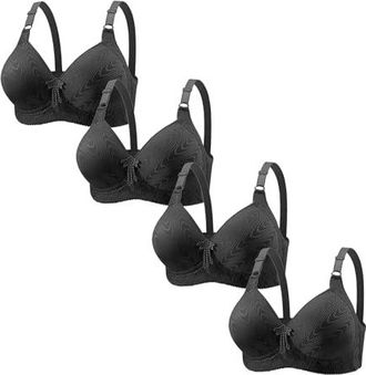 Generic D&eacute;bardeur sans armatures pour homme - Soutien-gorge r&eacute;glable - Couverture compl&egrave;te - Soutien - Bralette - Grande taille - Soutien-gorge quotidien - 4,