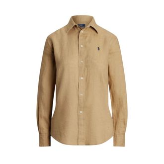 Ralph Lauren Femme, Blouses et Chemises, Brun, Taille: 38 FR Chameau