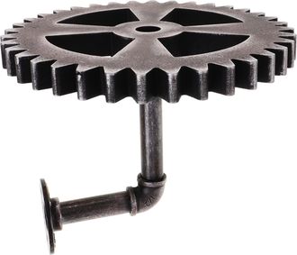 Artibetter Industrielles Wandregal aus Robustem Zahnrad Design Schwebendes Wandboard Vielseitiges Wanddekor und Aufbewahrung Geeignet für Wohnzimmer Schlafzimmer