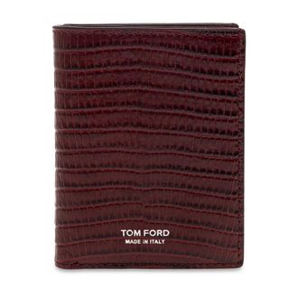 Tom Ford Leder Geldb&ouml;rse - - Accessories - Herren - Rot - ONE SIZE