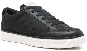 Emporio Armani Low-Top Sneaker - Sneakers Black - Gr. UK_10 - in Schwarz - f&uuml;r Damen