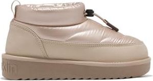 D.Franklin Bottines Femme Matelass&eacute;es avec Doublure Int&eacute;rieure Nordic Low Bomb Beige - Bottes pour Femme - Mode d&eacute;contract&eacute;e - Taille (38) - Mod&egrave;le bomb