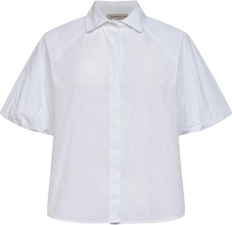 Blanca Vita Femme, Blouses et Chemises, Blanc, Taille: 42 FR Diamante Shirt