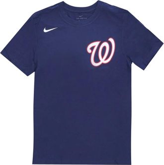 Nike MLB Wordmark Tee - - Sport - Herren - Blau - S