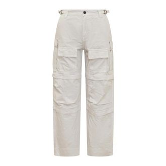 Darkpark Julia Ripstop Cargo Hose - - Trousers - Damen - Wei&szlig; - W28