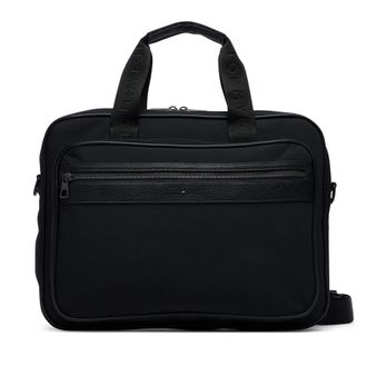 Tommy Hilfiger Laptoptasche Tommy Hilfiger Th Repreve Computer Bag AM0AM14445 Schwarz