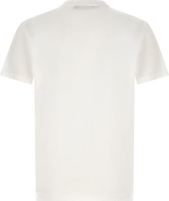 Dolce & Gabbana Logo-Embroidered Breast Pocket T-shirt - White