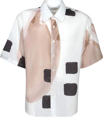 Costumein Homme, Chemises, Multicolore, Taille: S Polo T-Shirt en Lin Multicolore