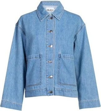 Object Chemise en jean en coton m&eacute;lang&eacute;