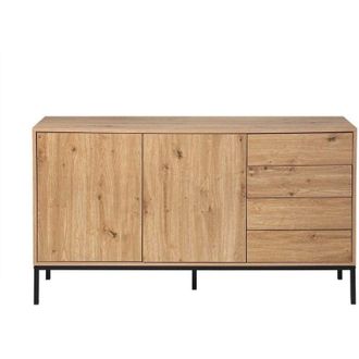 Calicosy Buffet 2 portes et 4 tiroirs L140 cm LENNY