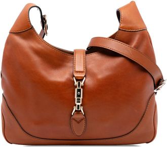 Gucci Hobo Bags - Calfskin Jackie O Bouvier Crossbody - Gr. unisize - in Braun - f&uuml;r Damen