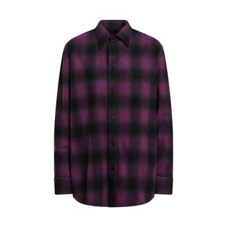 Balenciaga Flanellhemd - - Blouses & Shirts - Damen - Lila - XS