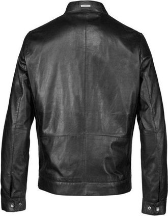 Bugatti Lederjacke BUBORMIO (1-St) aus hochwertigem Leder