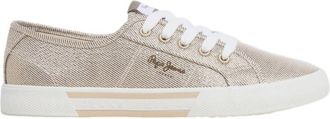 Pepe Jeans London Damen Brady Party W Sneaker, Yellow (Gold), 39 EU