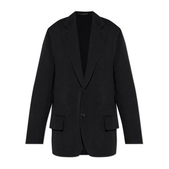 Balenciaga Wollmantel - - Coats - Herren - Schwarzk - XL