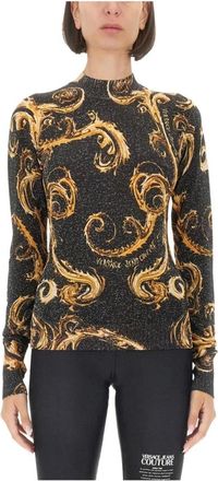 Versace Jeans Couture Femme, Pulls, Multicolore, Taille: 36 FR Pull Chromo Couture