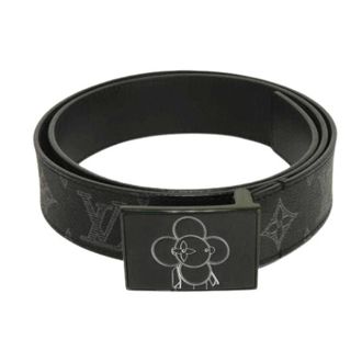 Louis Vuitton Ceinture Pre-owned Vintage en toile - Homme - Pre-owned - Noir - Taille: ONE Size