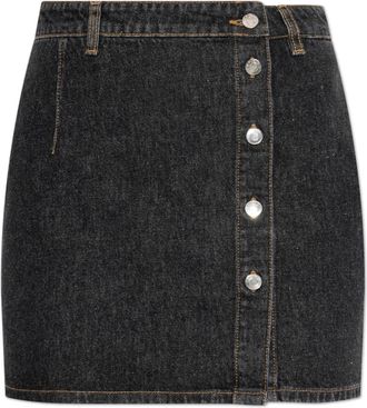 Iro Iro, Femme, Jupes, Noir, Taille: 40 FR Isya Denim Skirt