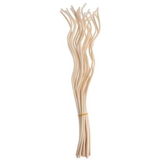 DOITOOL Kake Toeda Rattanst&auml;bchen Ersatz 28Cm Wellig Rattan Reed Diffuser Sticks F&uuml;r &Auml;therisches &Ouml;l Raumduft Aromatherapie Zuhause