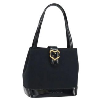 Saint Laurent Sac &agrave; main vintage en toile Pre-owned - Femme - Pre-owned - Noir - Taille: ONE Size